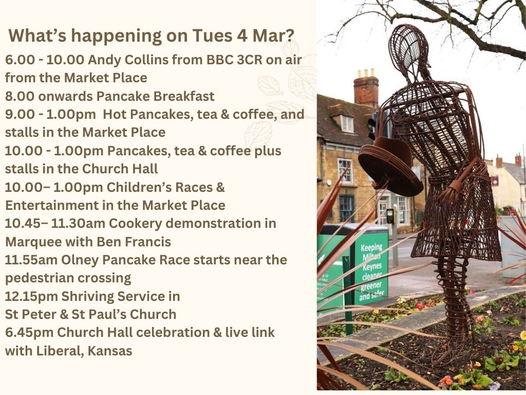 Olney Pancake Race | On Shrove Tuesday every year the ladies of Olney ...